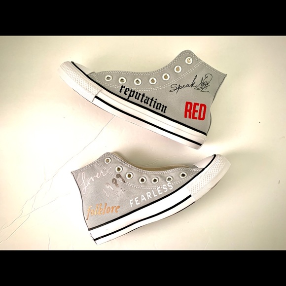 Converse | Shoes | Taylor Swift Converse High Top Shoes | Poshmark